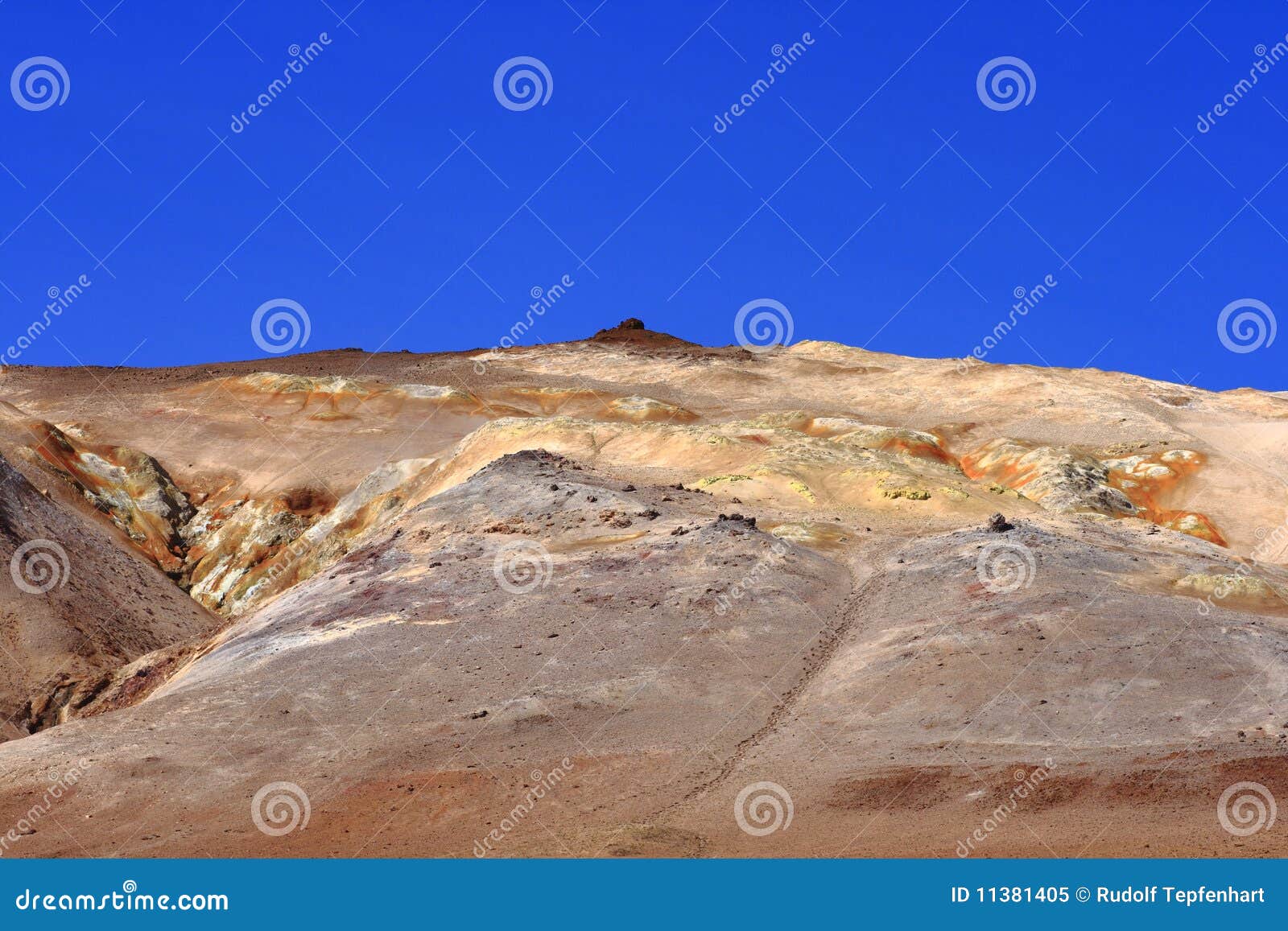 High Temperature Area Namaskard Stock Image - Image of polar, lava ...