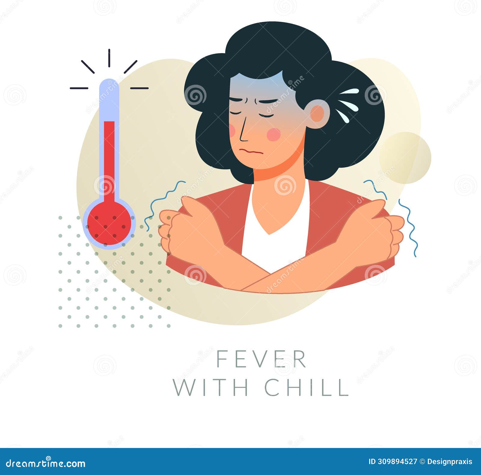 Chills Icon. Monochrome Sign From Hospital Regime Collection. Creative ...