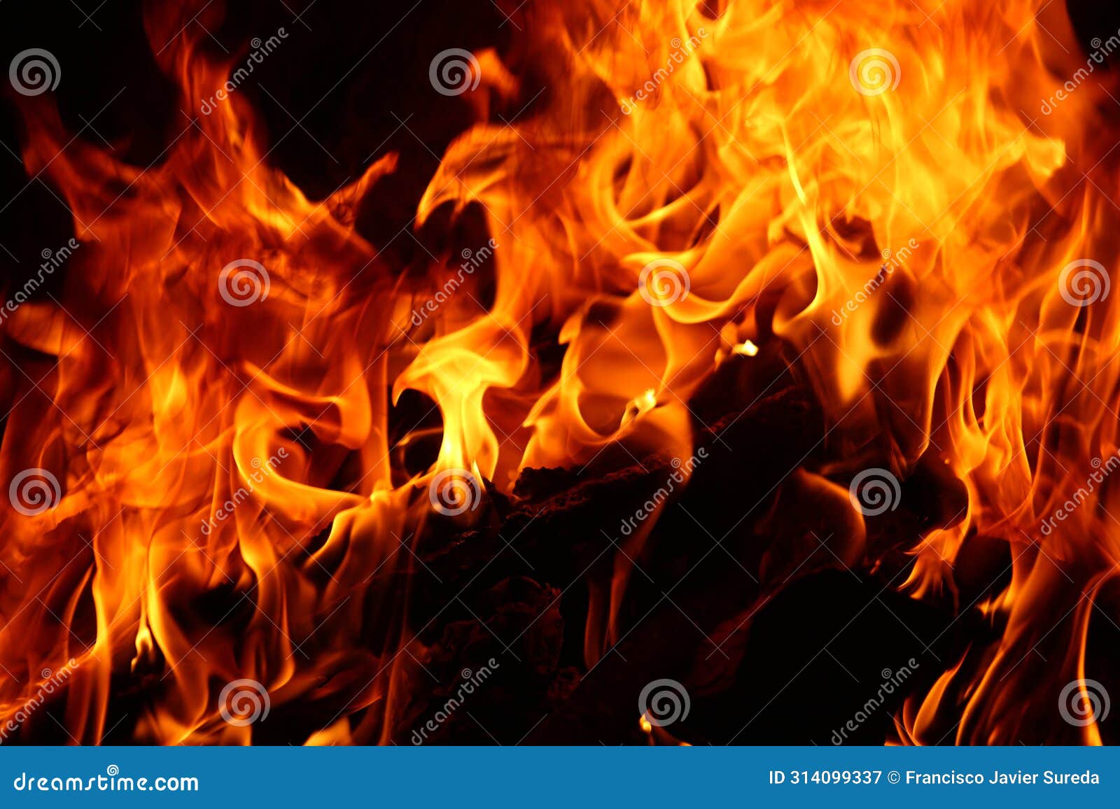High Temperature Fire Flames Stock Image - Image of ignite, element ...