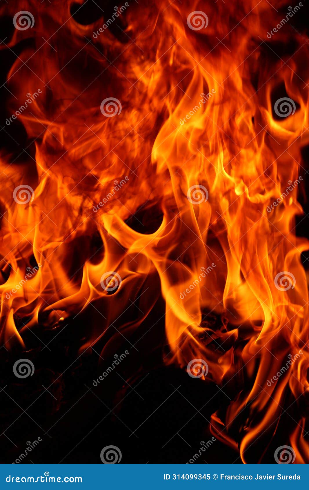 High Temperature Fire Flames Stock Image - Image of ignite, motion ...