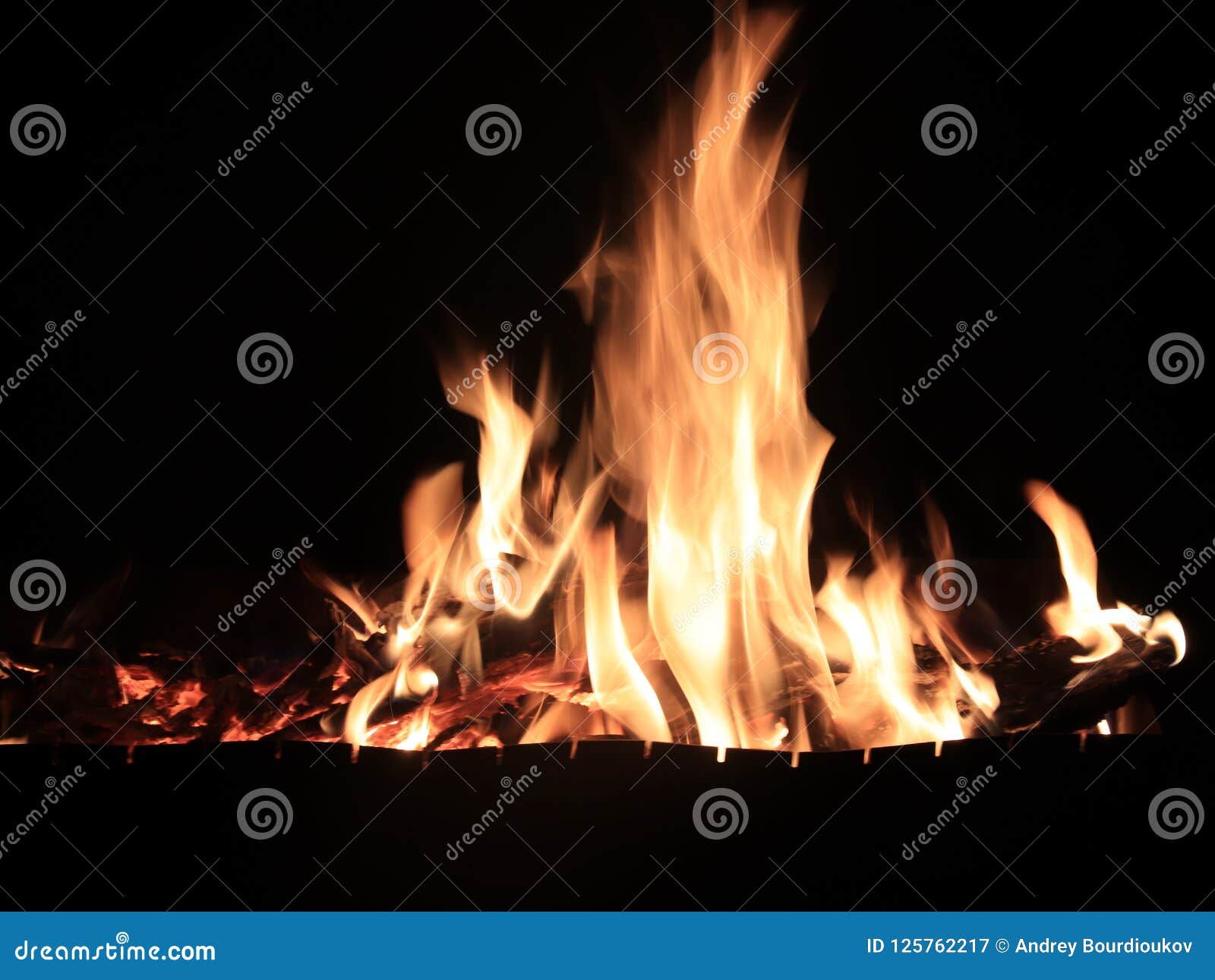 Fire and flames stock image. Image of black, energy - 125762217