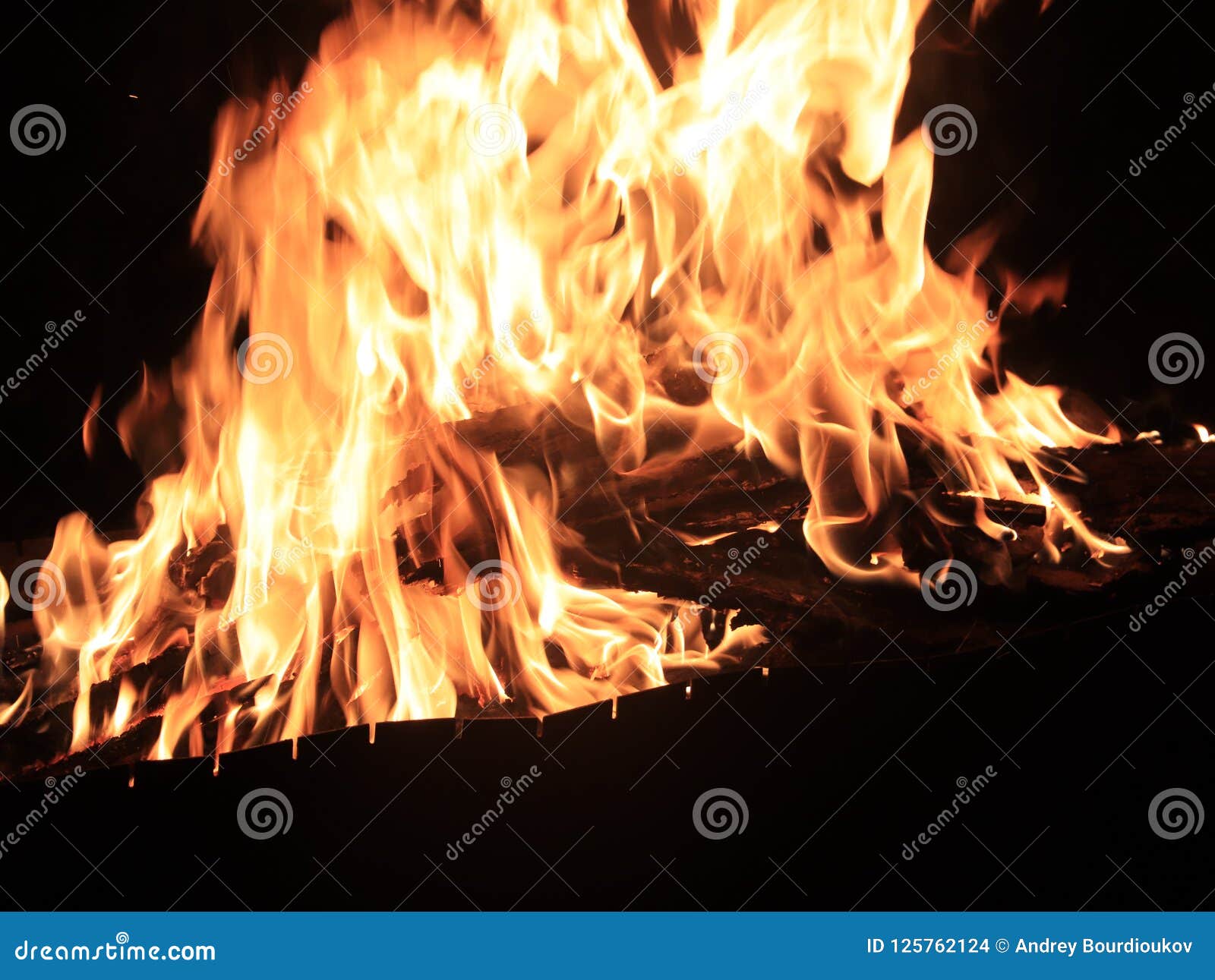 Fire and flames stock photo. Image of inferno, glow - 125762124