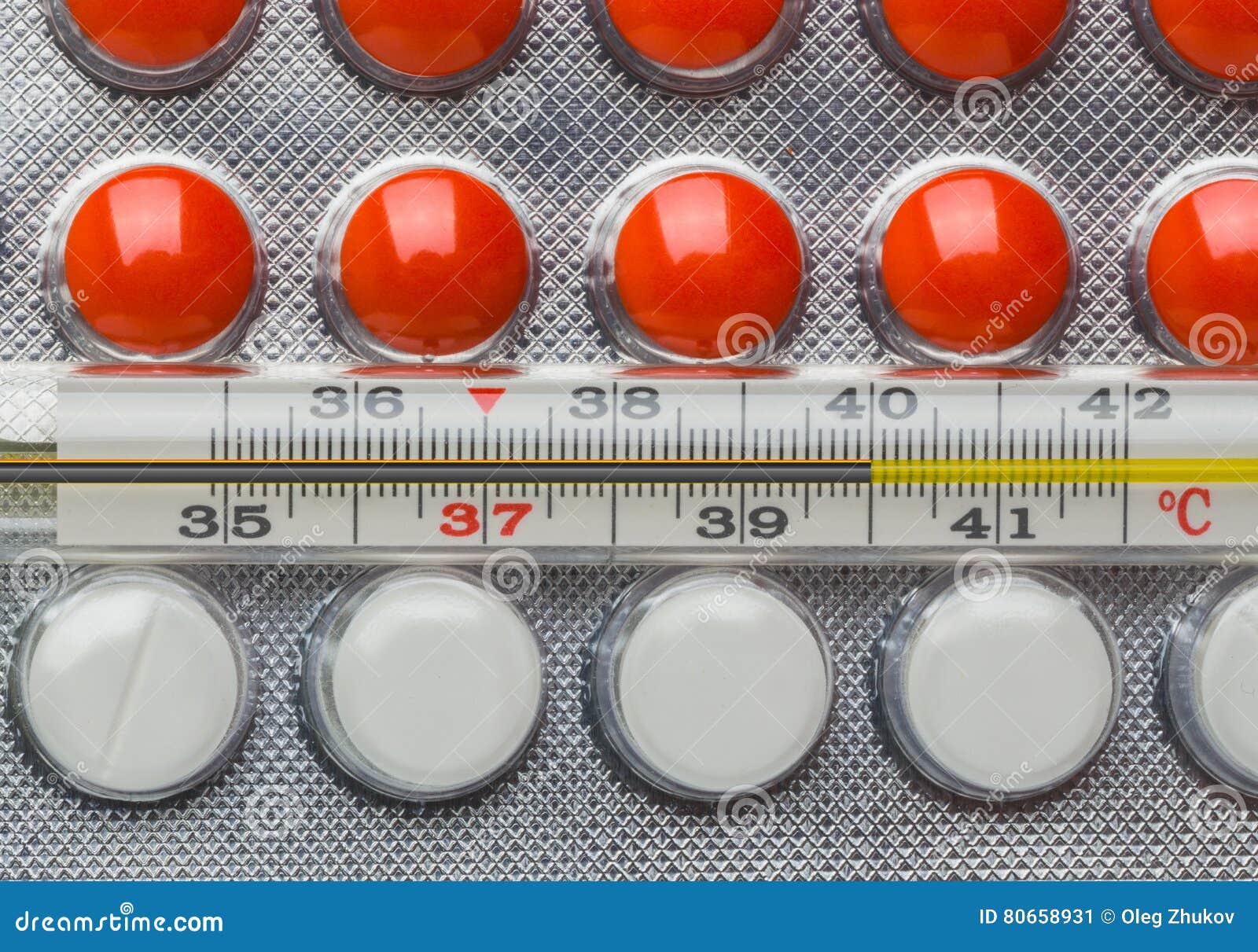 High Temperature Treatment Using the Tablets Stock Image - Image of ...