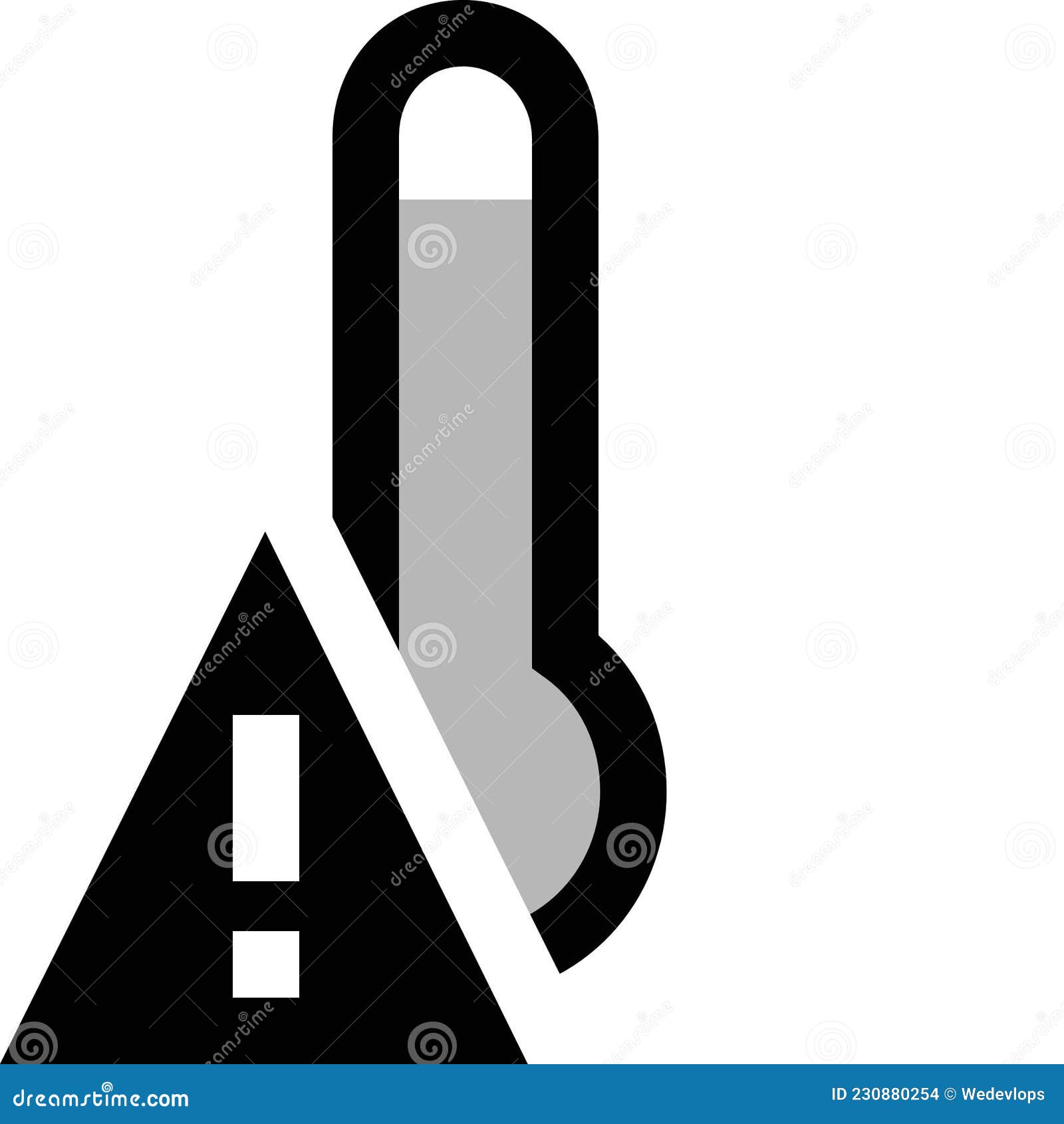 High temperature warning stock photo. Illustration of calligraphy ...