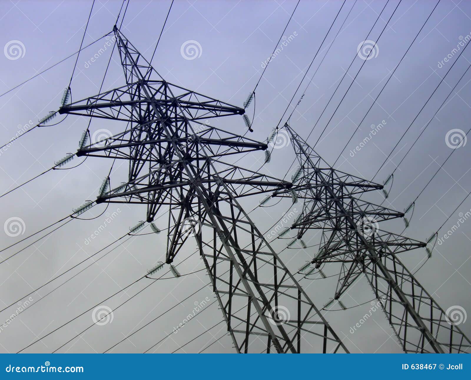 High-Tension Distribution stock image. Image of high, outage - 638467