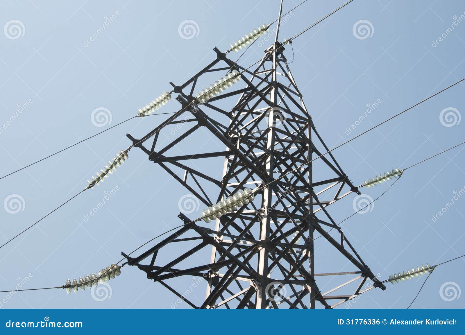 High-tension line stock photo. Image of power, hightension - 31776336