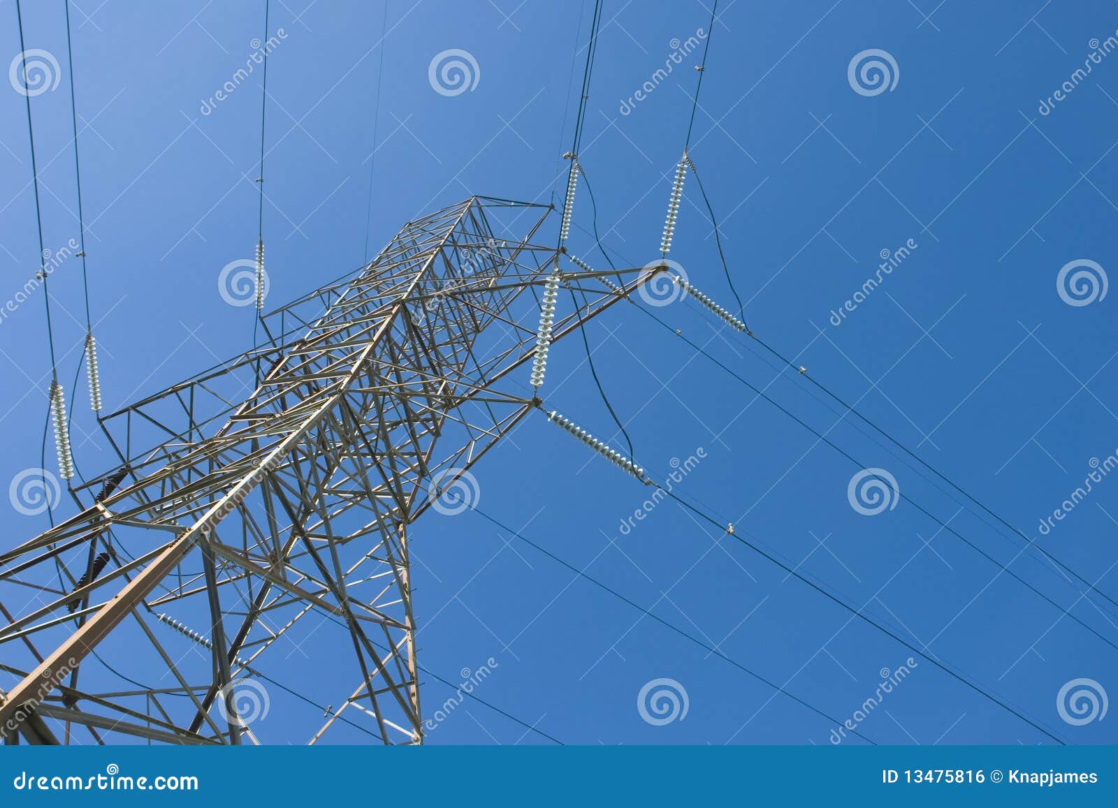 High Tension Lines stock photo. Image of distribution - 13475816