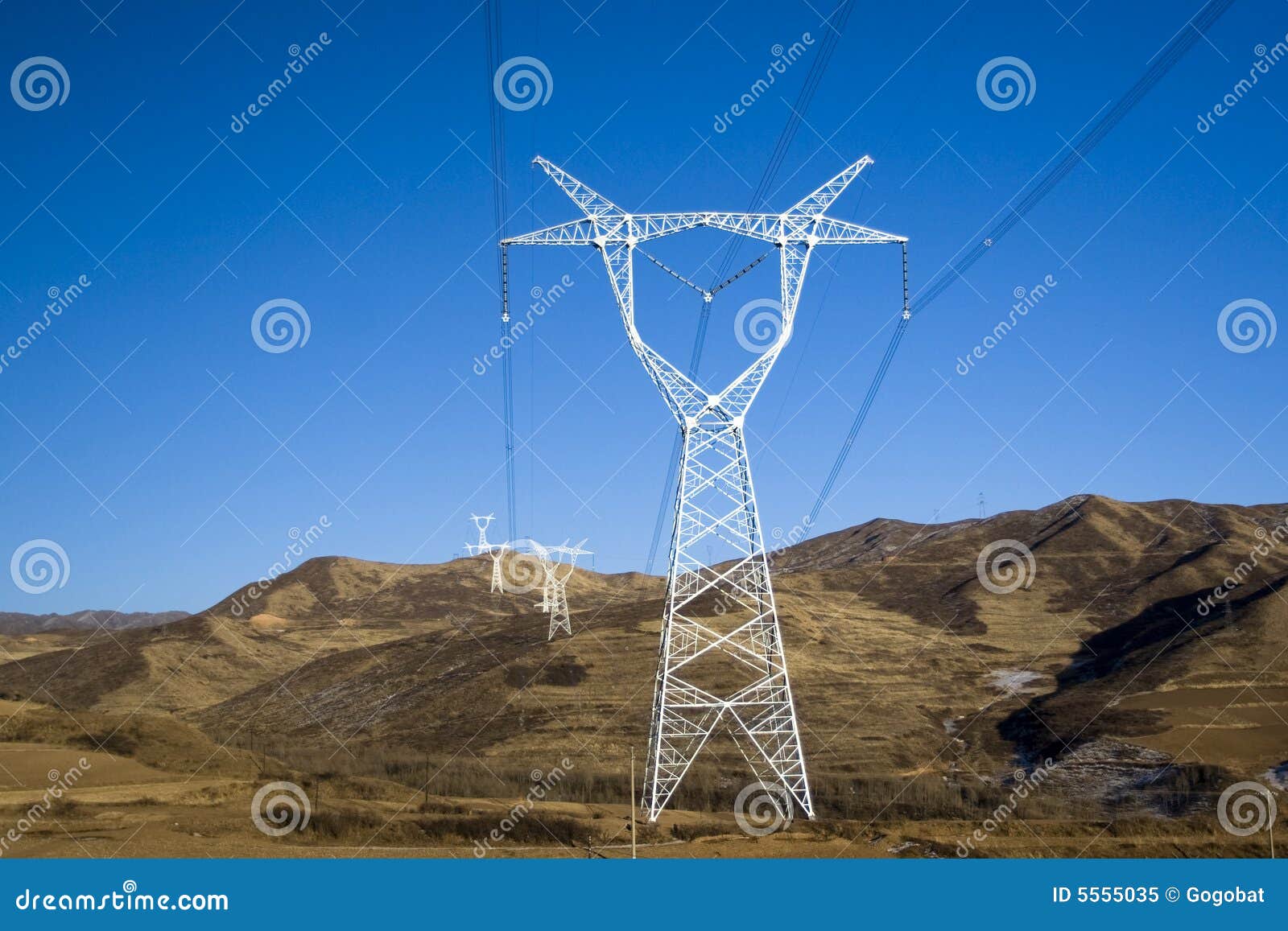 High-tension Pole Picture. Image: 5555035