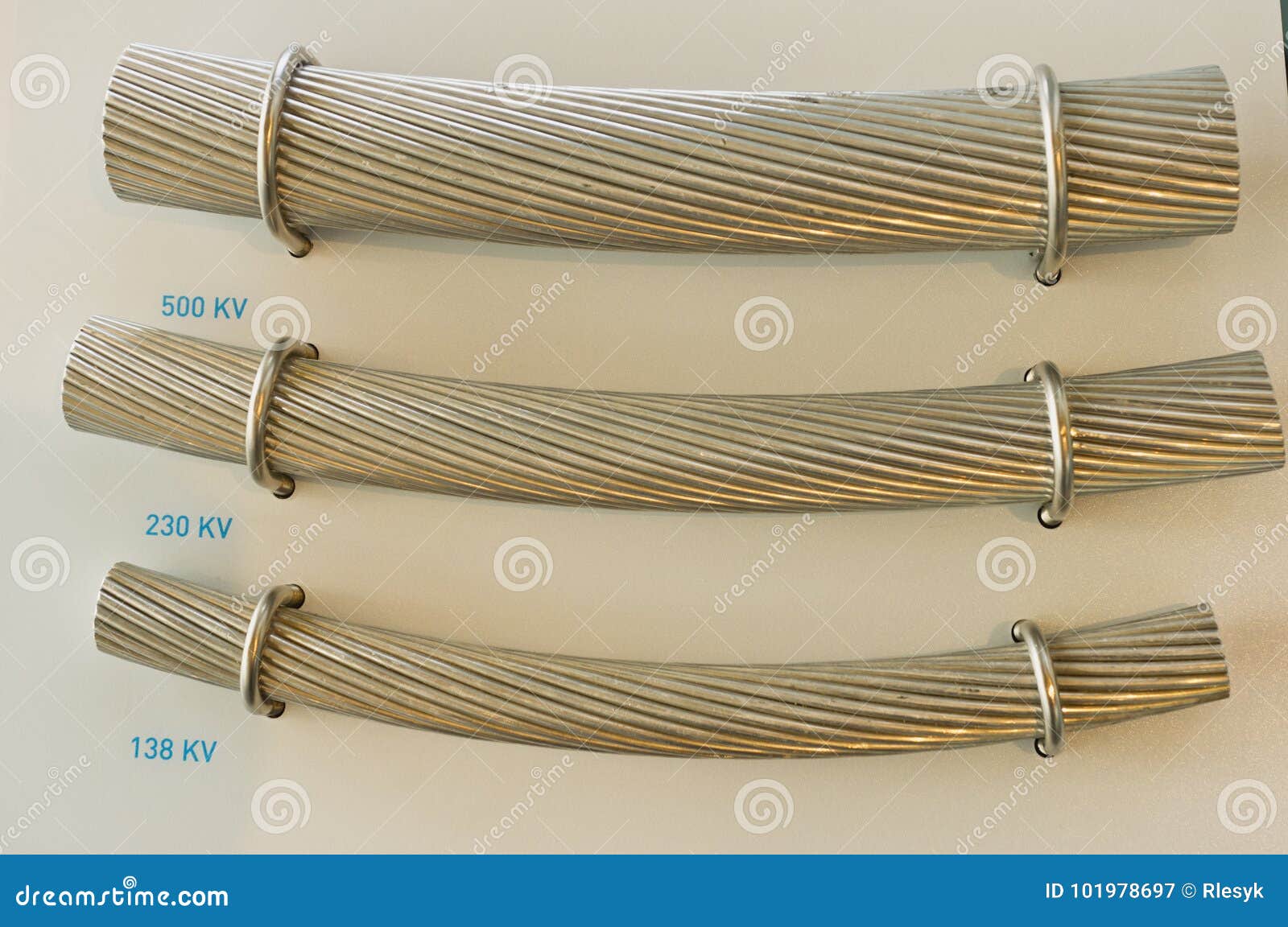 High Tension Power Line Cable Samples Stock Image - Image of tension ...