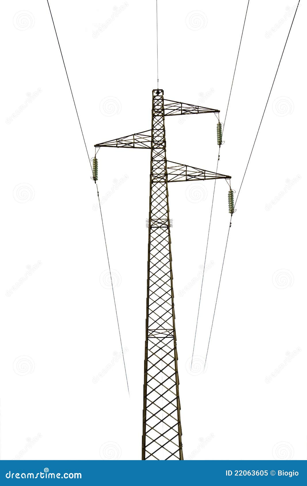 High Tension Power Line Pylon Stock Image - Image of line, resource ...