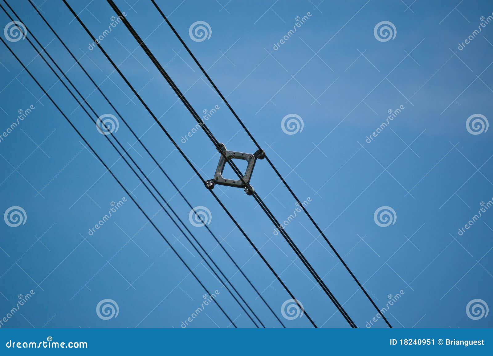 High Tension Power Lines stock image. Image of high, electrical - 18240951