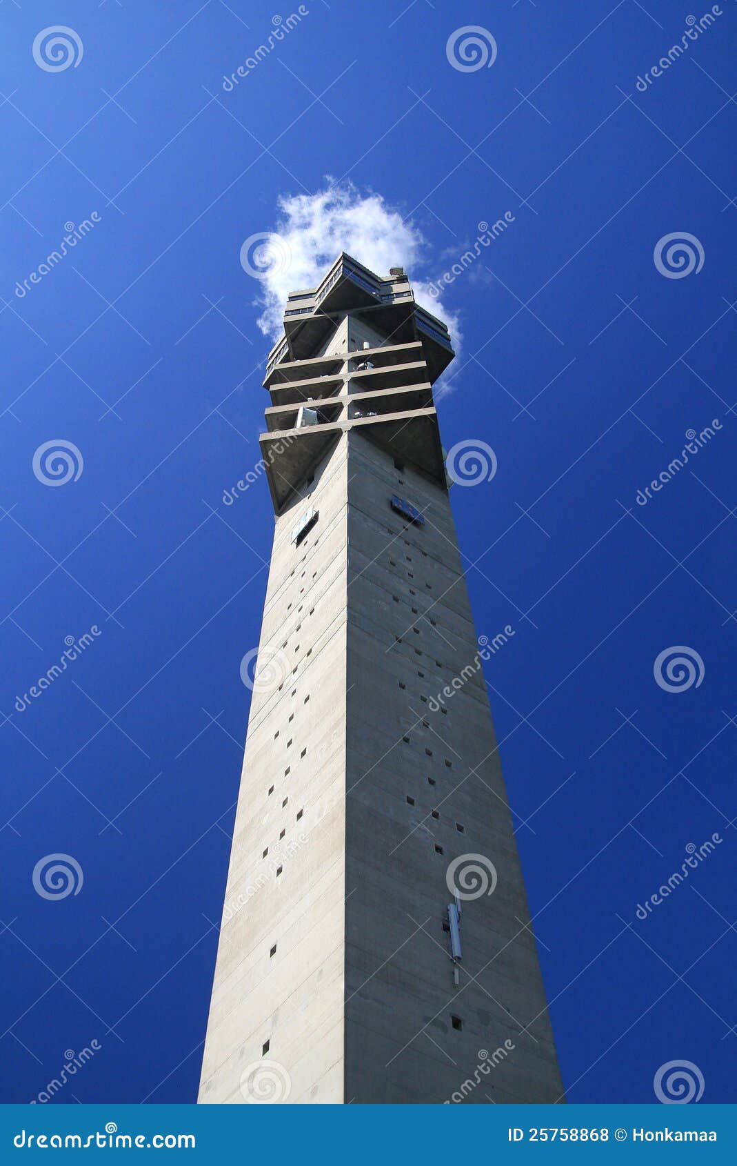High tower stock photo. Image of blue, cloud, clouds - 25758868