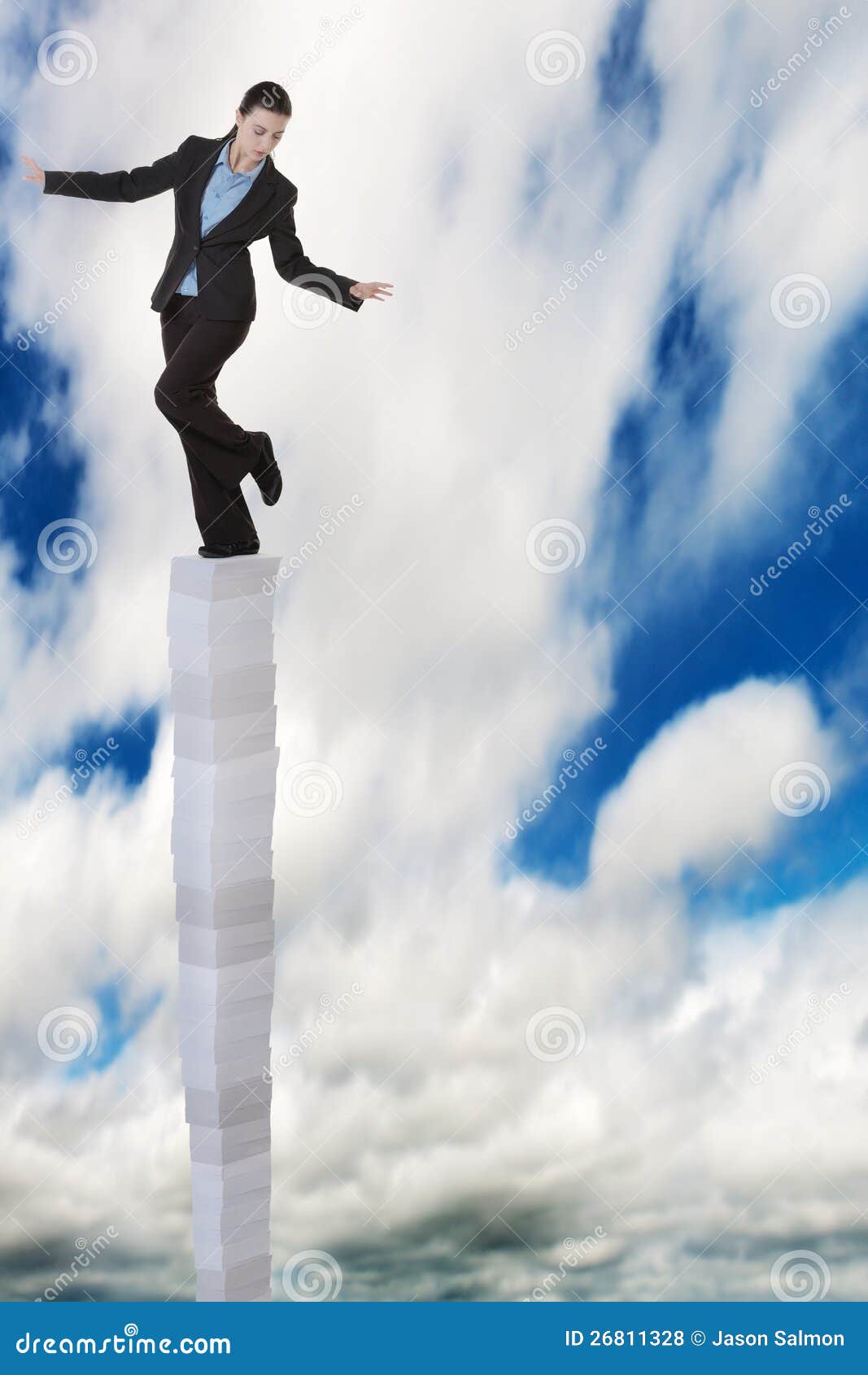 High up into the sky stock photo. Image of manager, occupation - 26811328