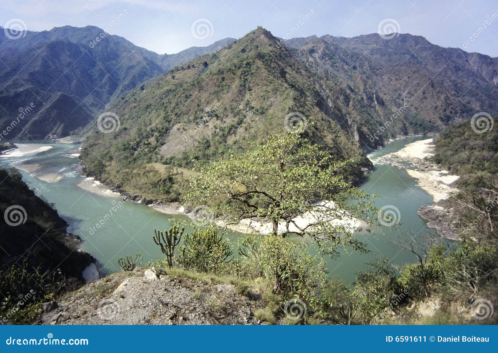 High valley ganges river stock image. Image of green, river - 6591611