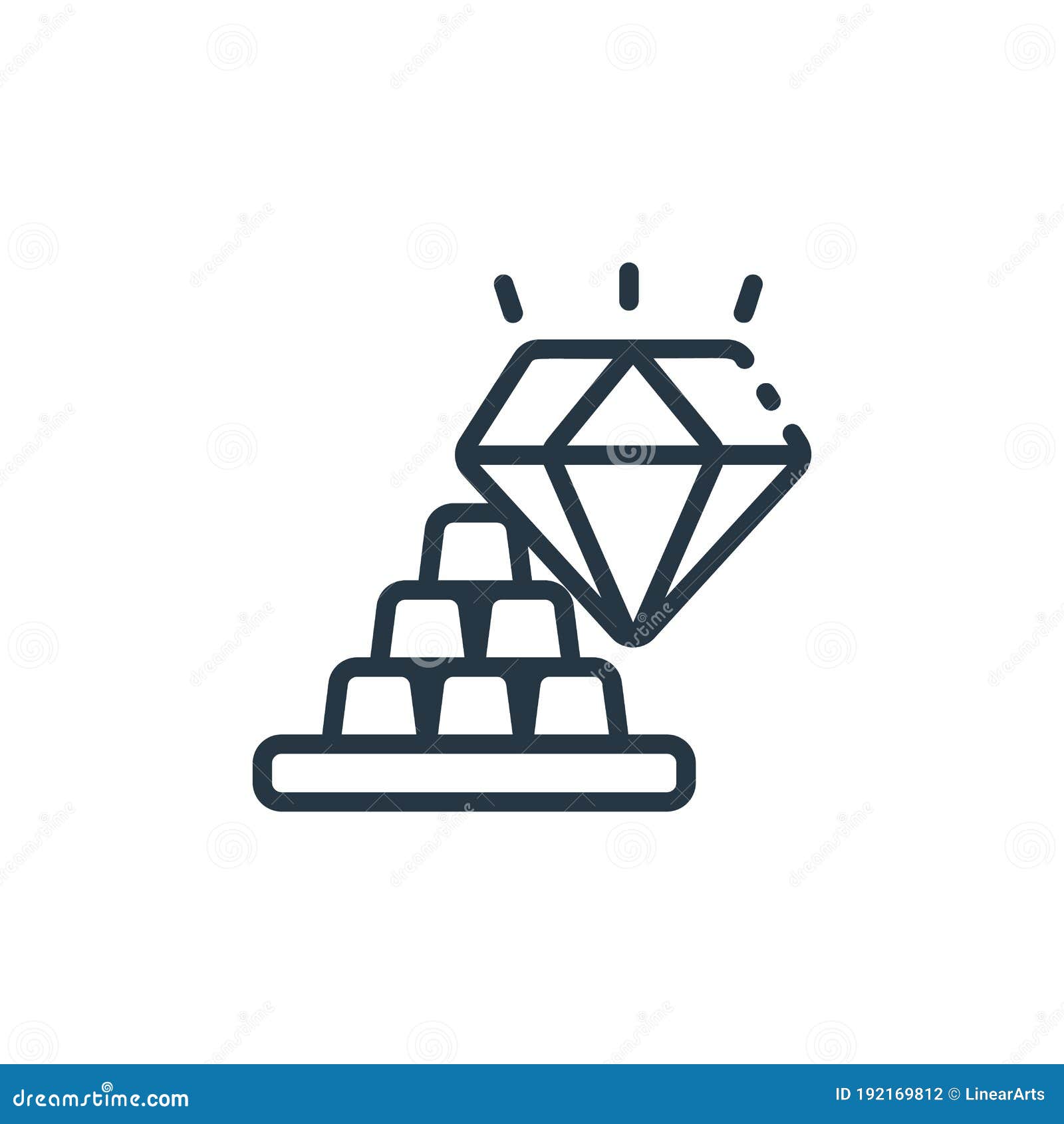 High Value Icon Vector from Finance Concept. Thin Line Illustration of ...