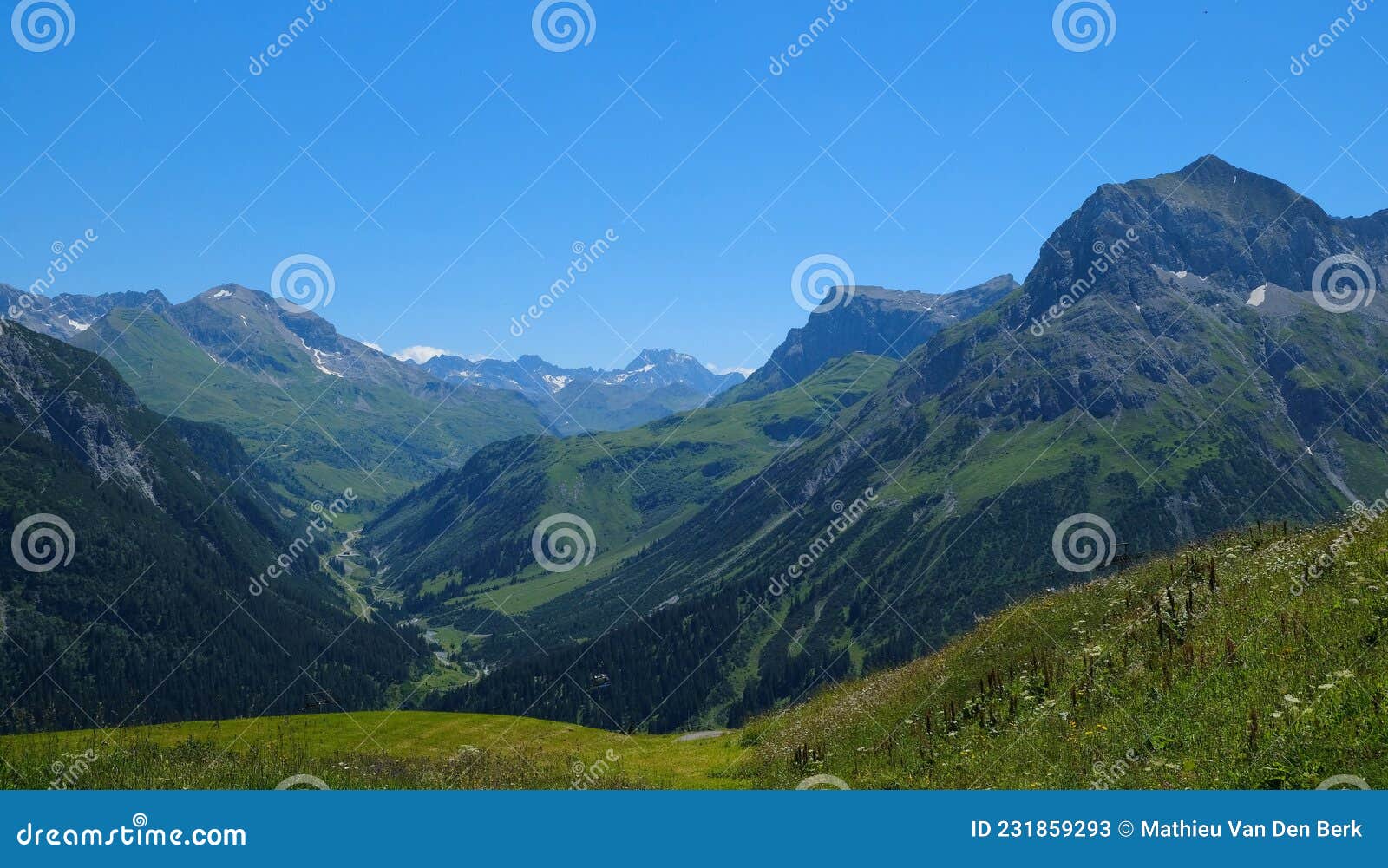High View of the Alps in Austria Stock Image - Image of tyrol, scenic ...