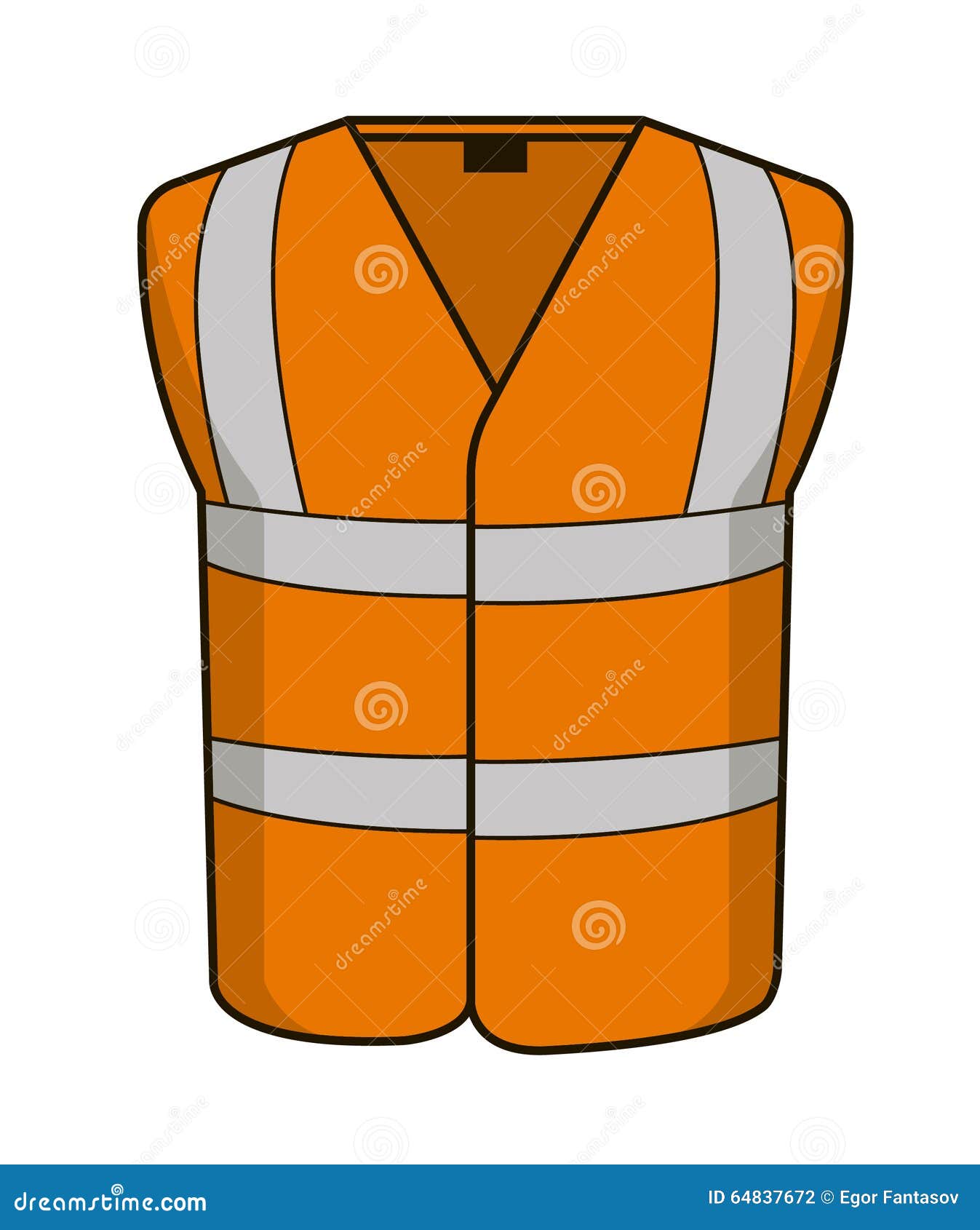 High vis vest stock vector. Illustration of health, clothes - 64837672