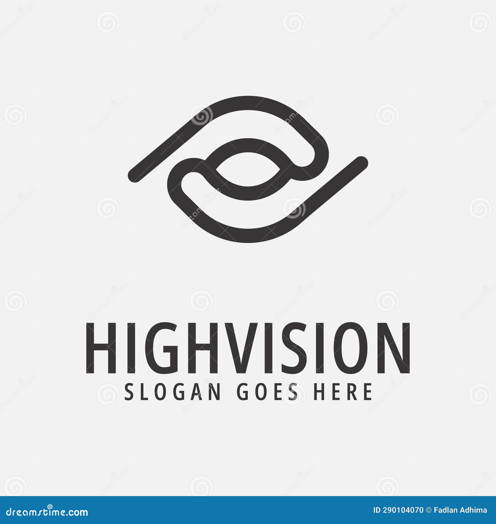 High Vision Vector Logo Icon Template Stock Vector - Illustration of ...