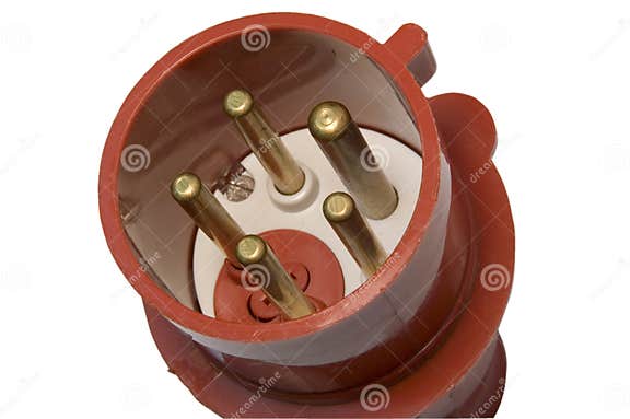 High voltage ac plug stock photo. Image of plastic, power - 988766