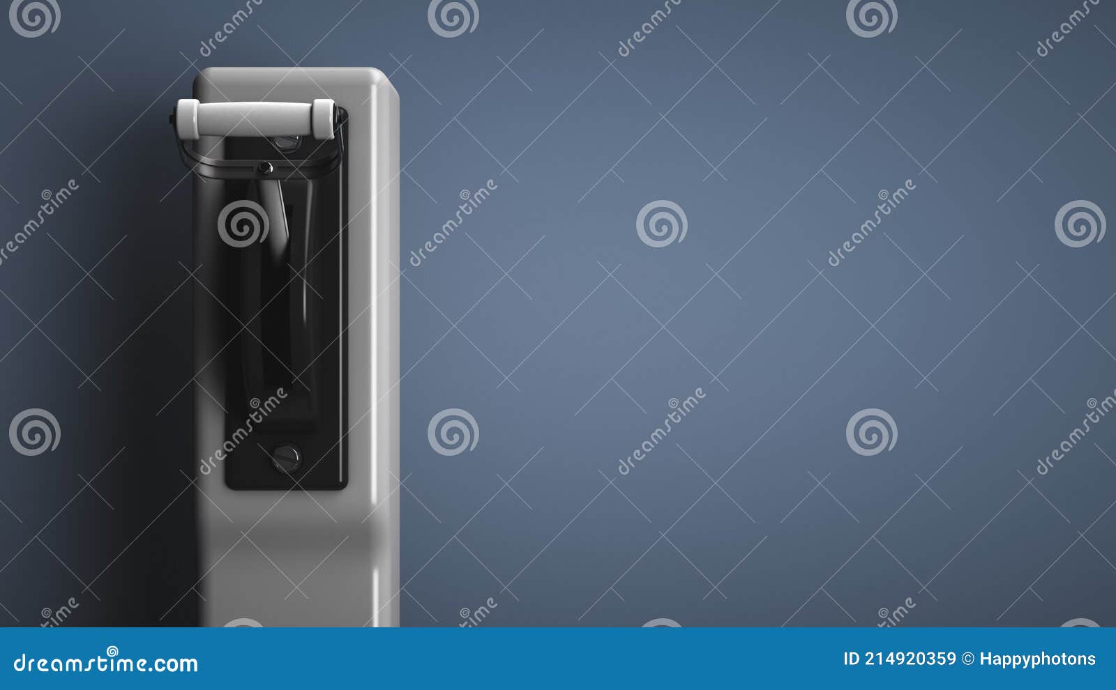 High-voltage Automatic Lever Switch. Copy Space Stock Illustration ...