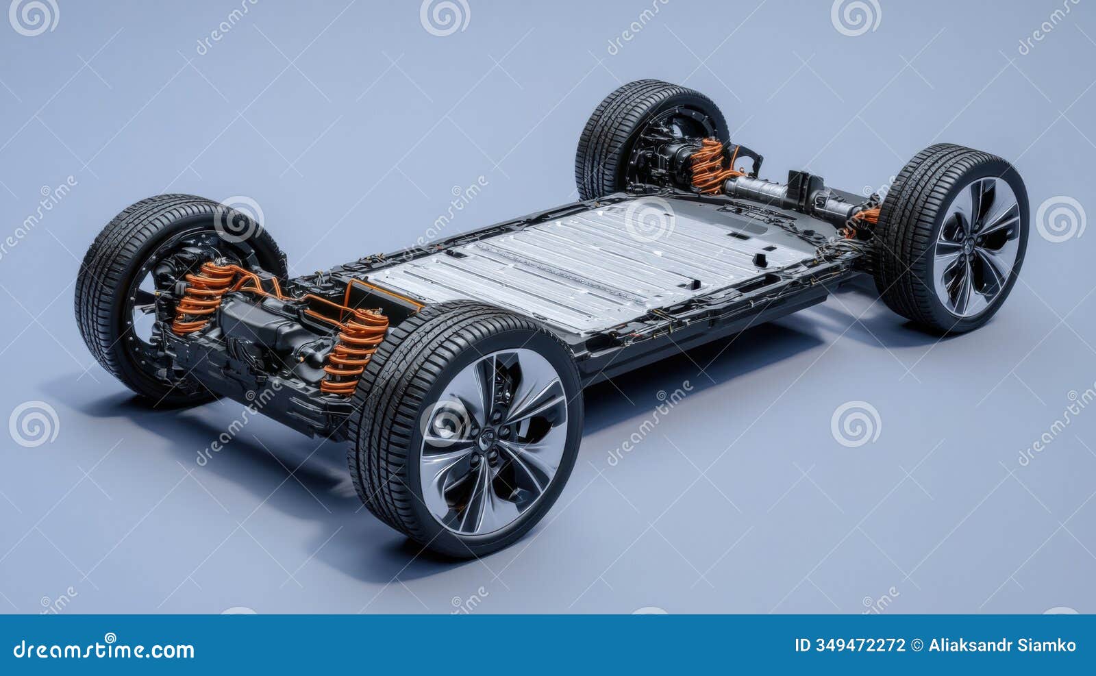 High-voltage Battery Technology for Modern Electric Vehicles Stock ...