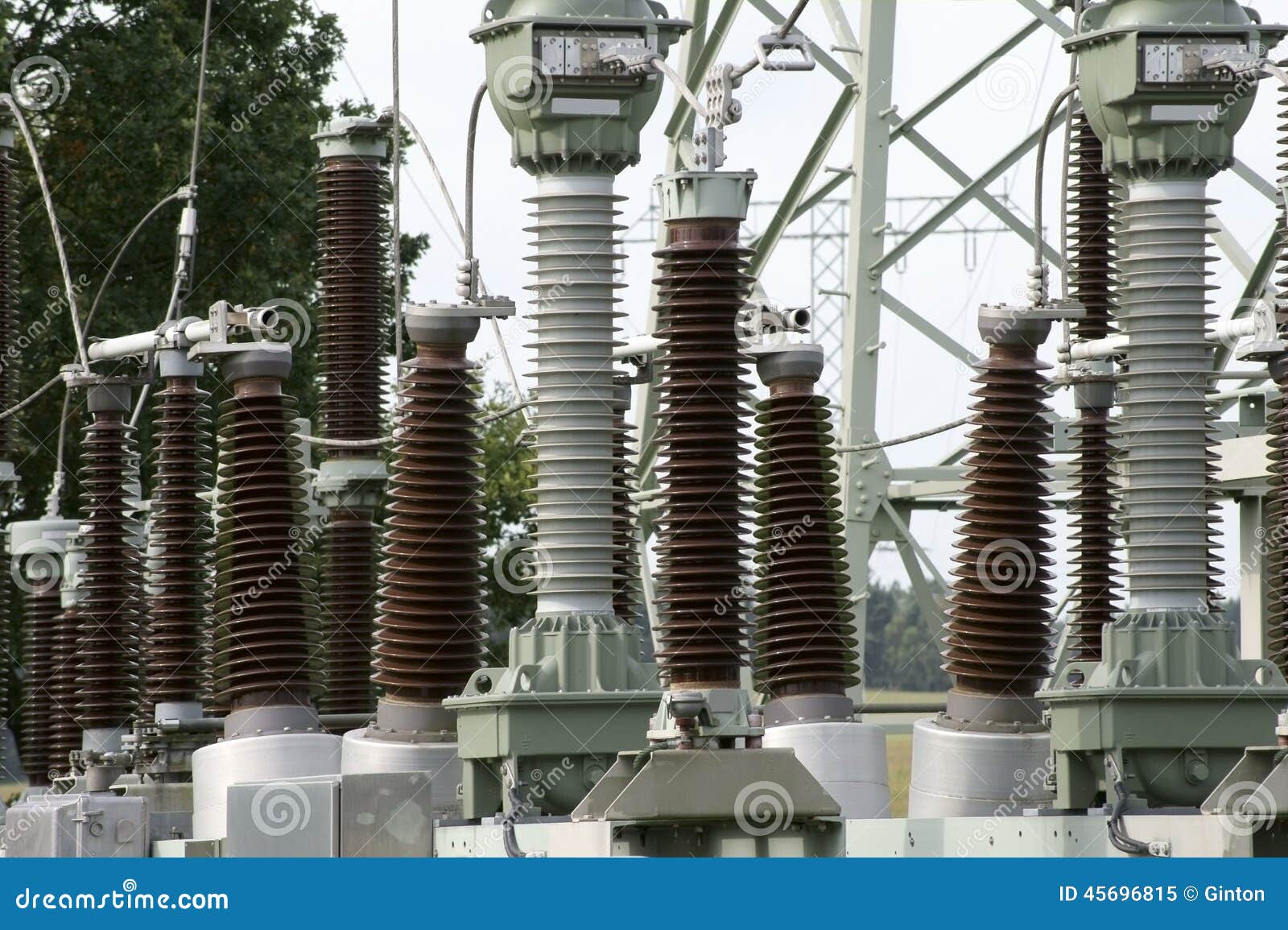 High-voltage coils stock image. Image of equipment, induction - 45696815