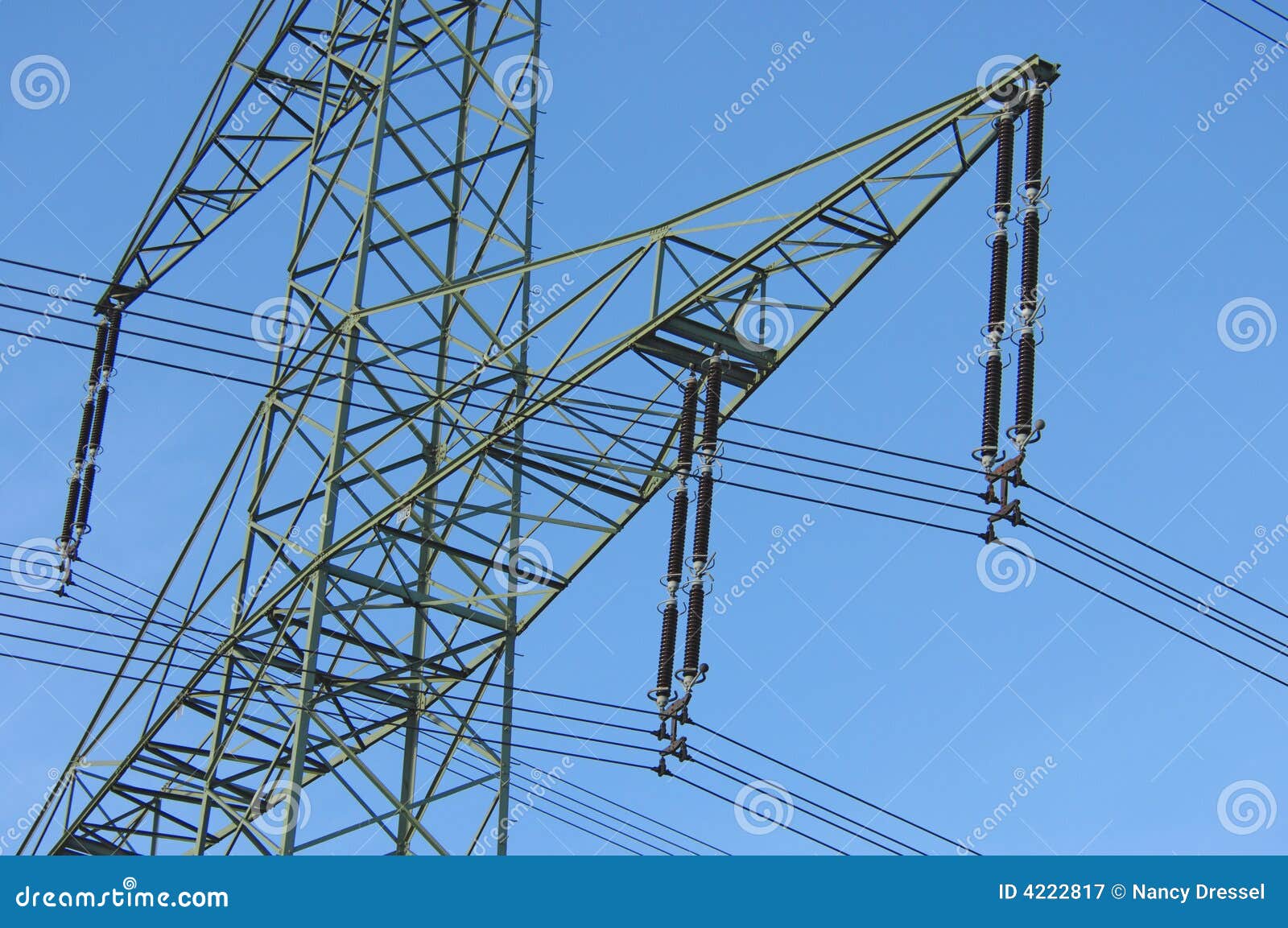 High voltage connections stock image. Image of circuit - 4222817