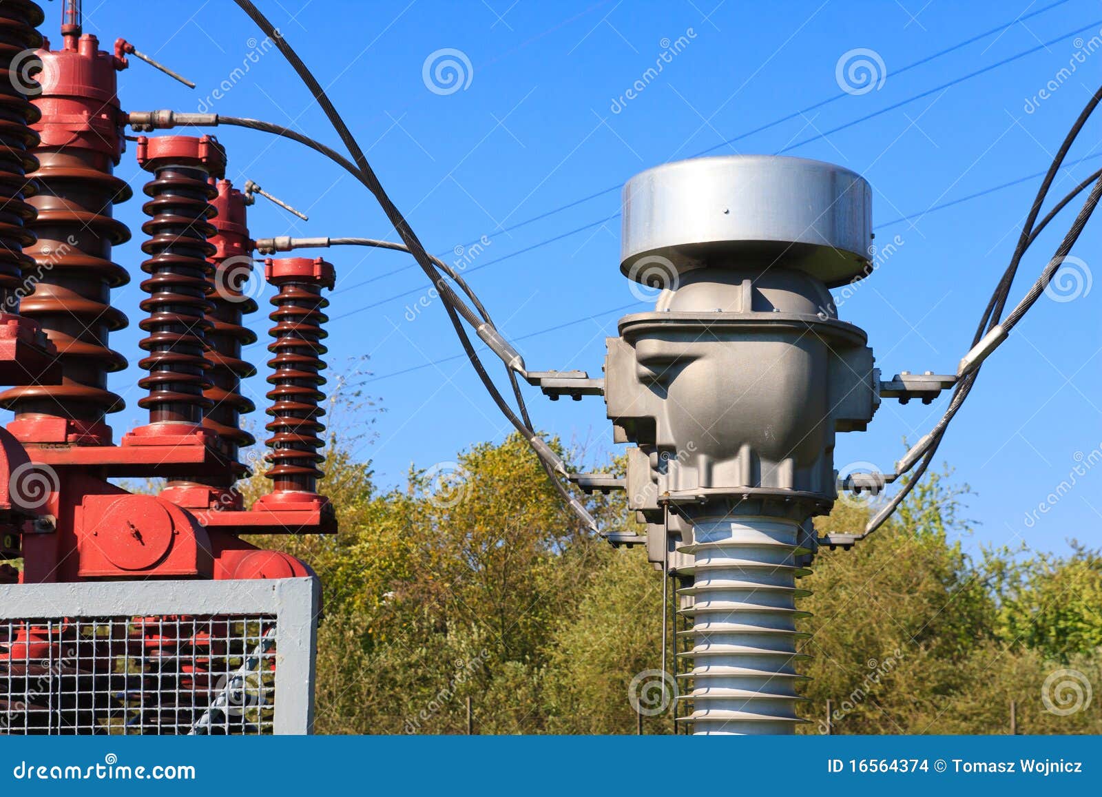 Current Transformer 110 KV High Voltage Substation Stock Photography ...