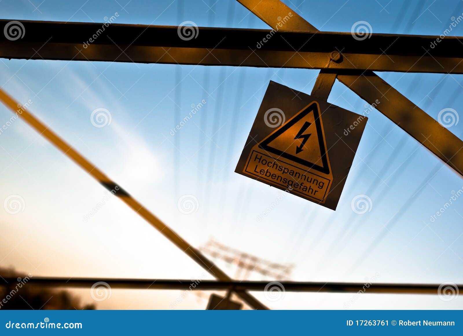 High Voltage Danger stock image. Image of beware, electricity - 17263761