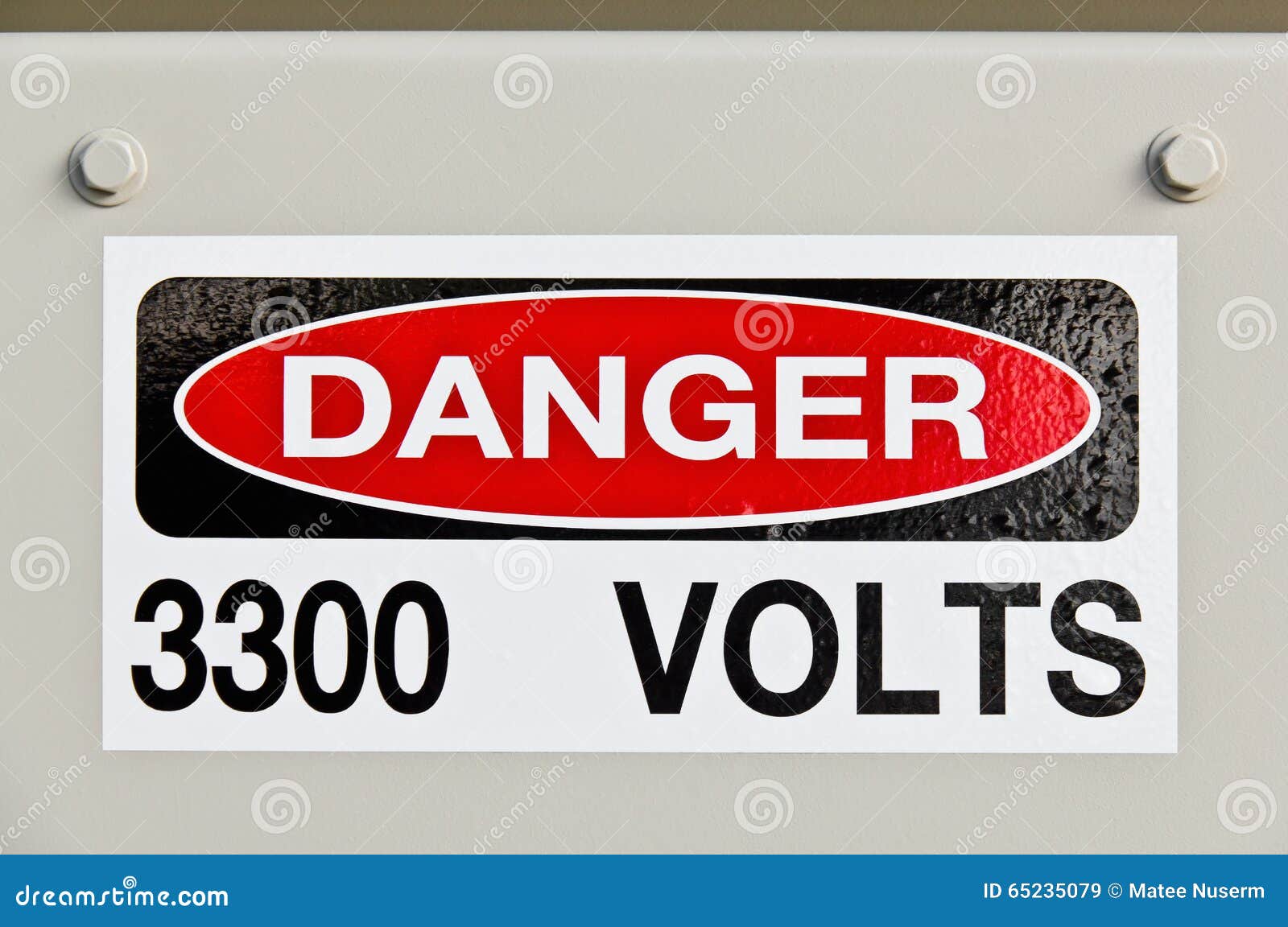 High voltage danger sign stock image. Image of danger - 65235079