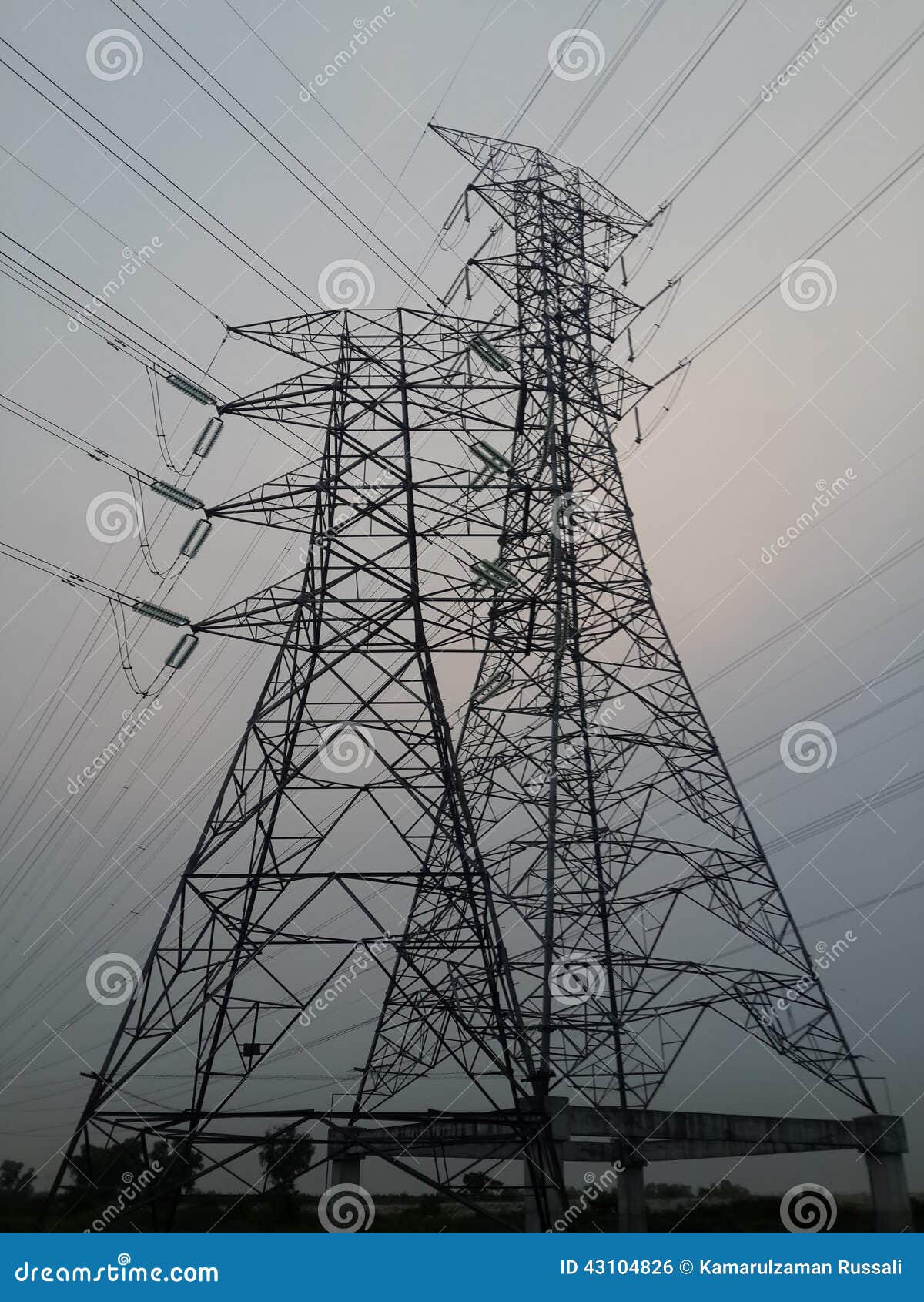 High Voltage Electric Cable Stock Photo - Image of business, line: 43104826