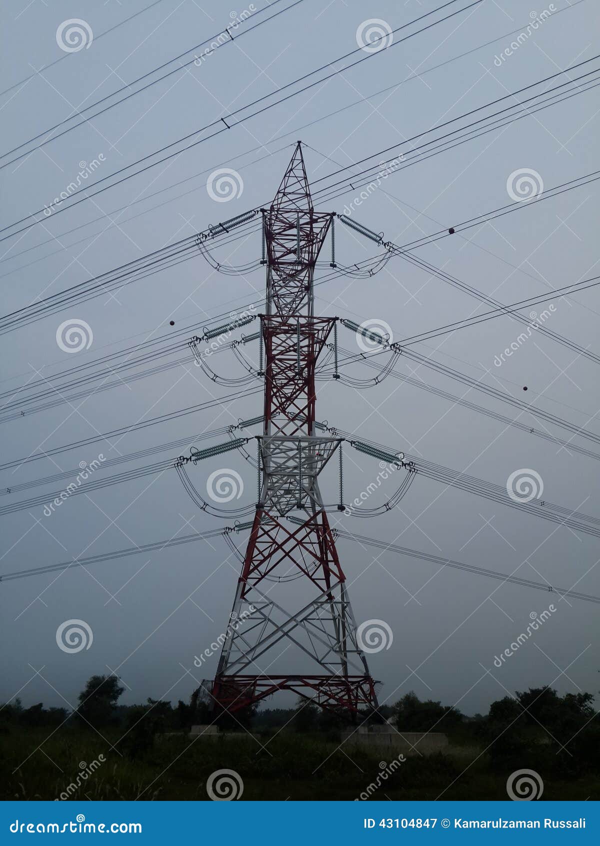 High Voltage Electric Cable Stock Image - Image of voltage, risk: 43104847