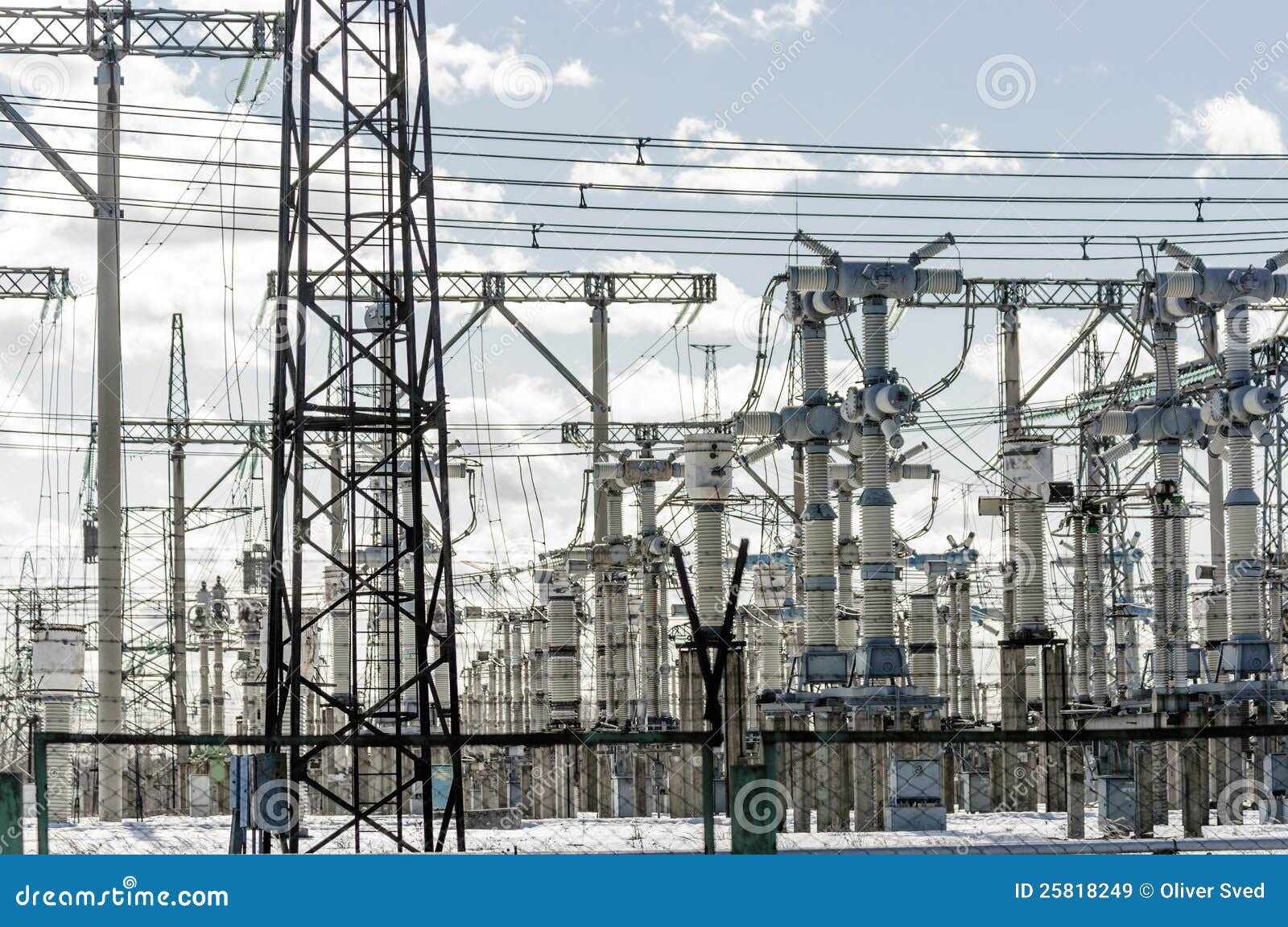 High voltage electrical stock image. Image of network - 25818249