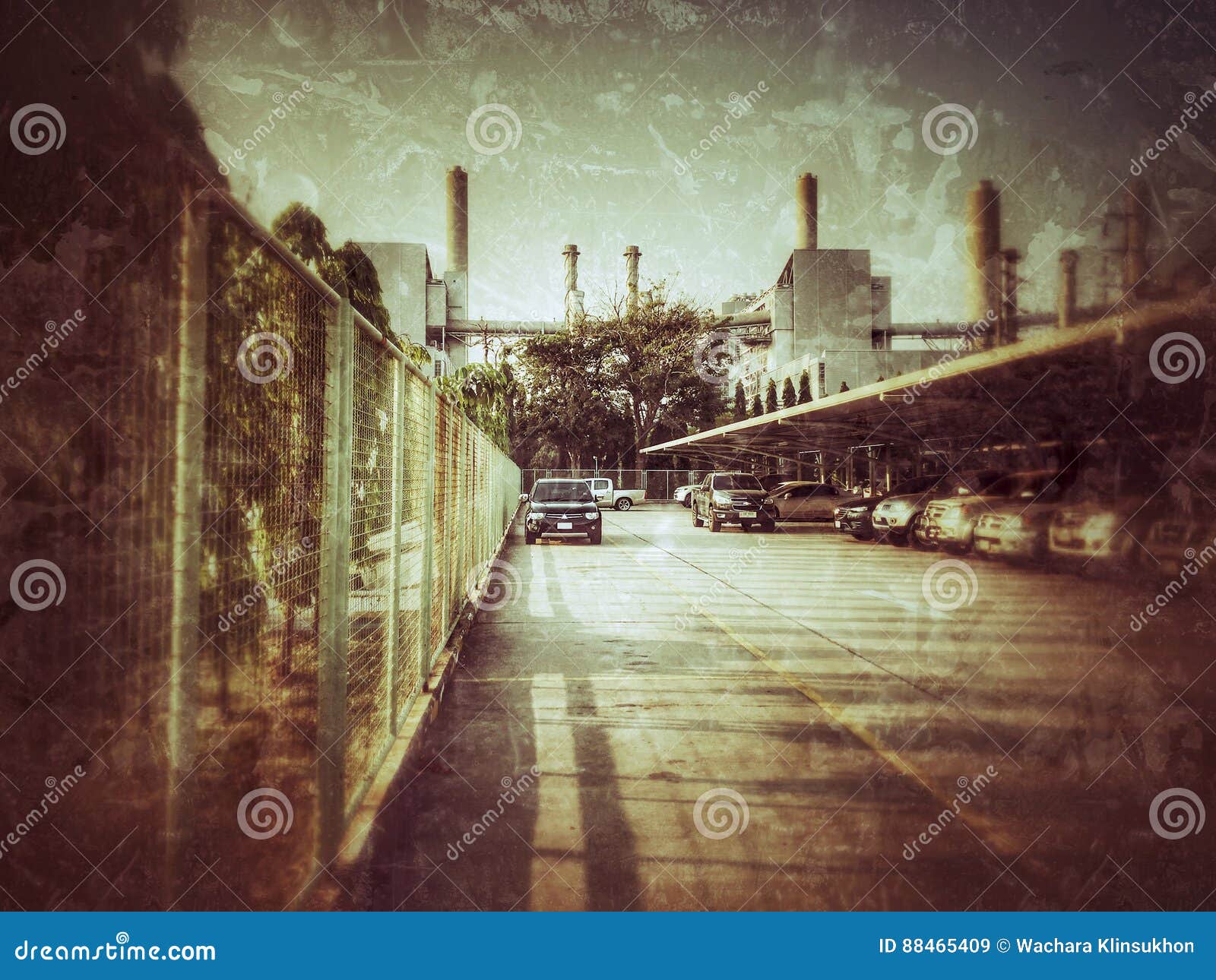 High Voltage Electrical Base Building Industrial Background Stock Image ...