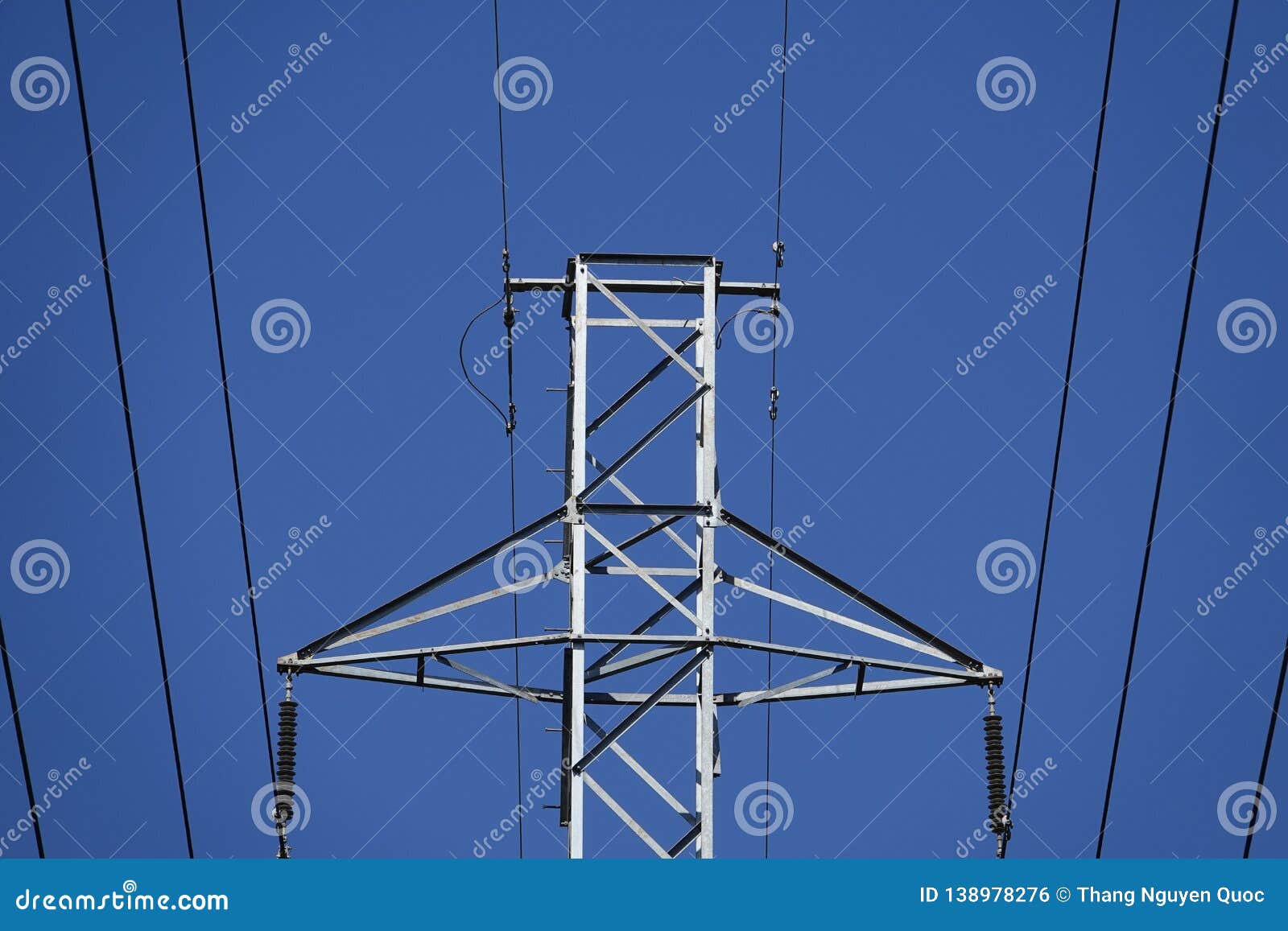 High Voltage Electrical Grid Stock Photo - Image of grid, electrical ...