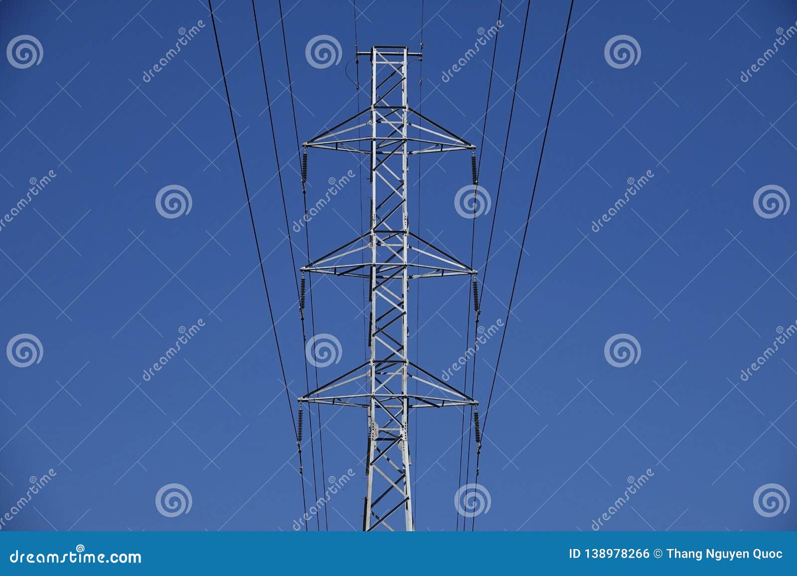 High Voltage Electrical Grid Stock Photo - Image of electrical ...
