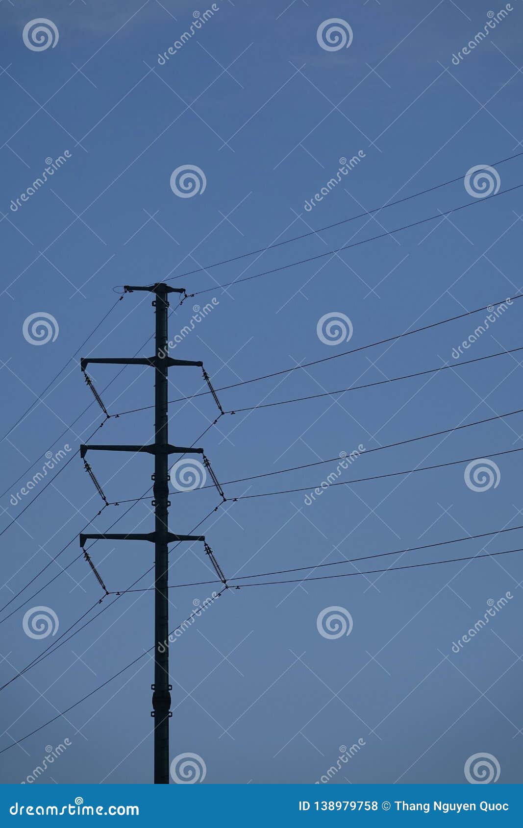 High Voltage Electrical Grid Stock Photo - Image of current ...