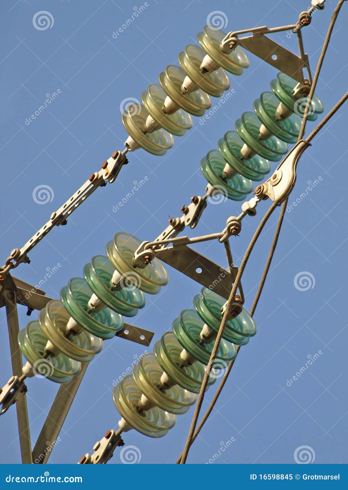 High Voltage Electrical Insulator. Royalty Free Stock Photo - Image ...