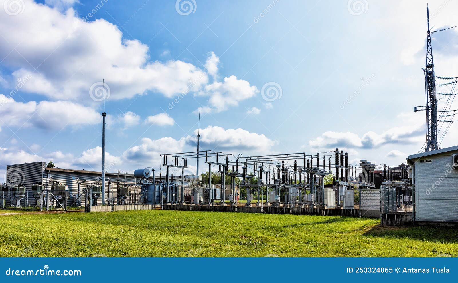 A High-voltage Electrical Substation for the Distribution of Energy To ...