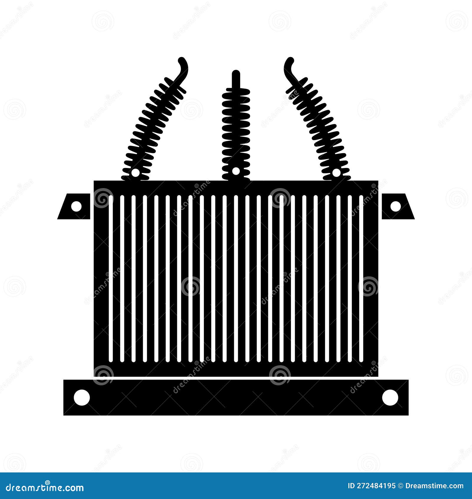 High Voltage Electrical Transformer Icon Stock Vector - Illustration of ...