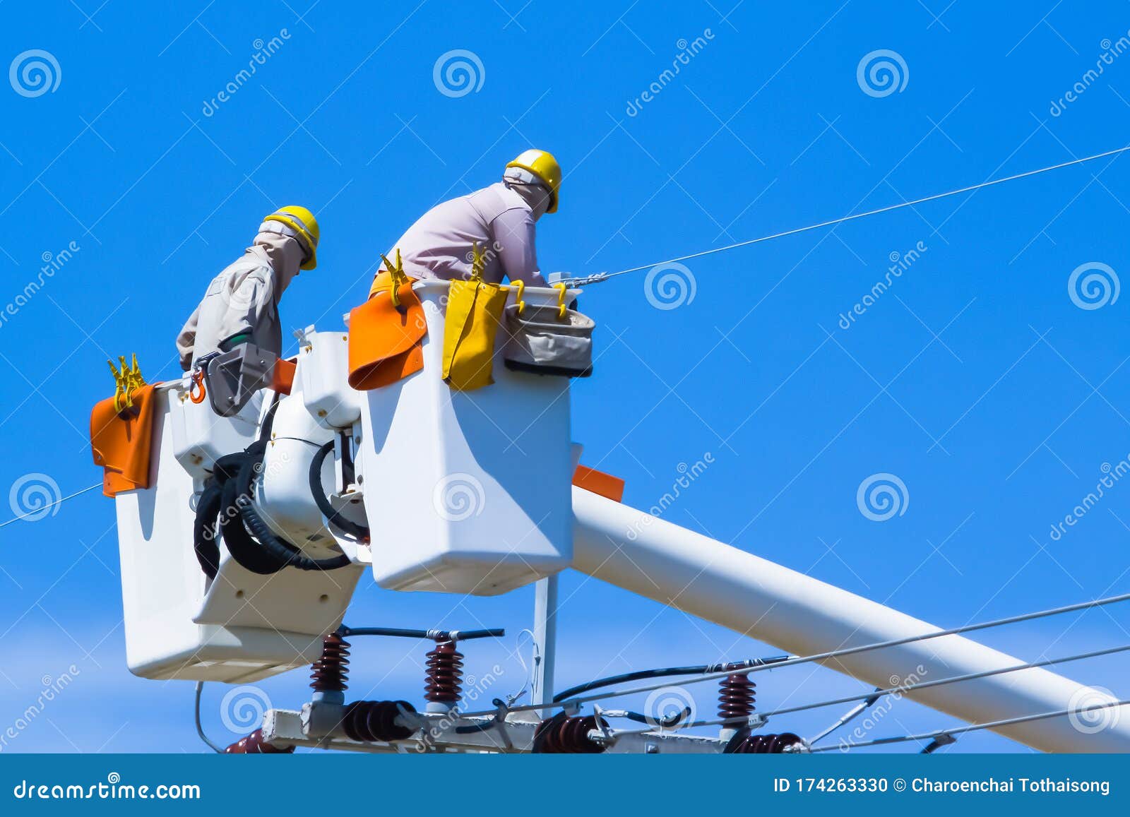 High voltage electricians editorial image. Image of electrician - 174263330