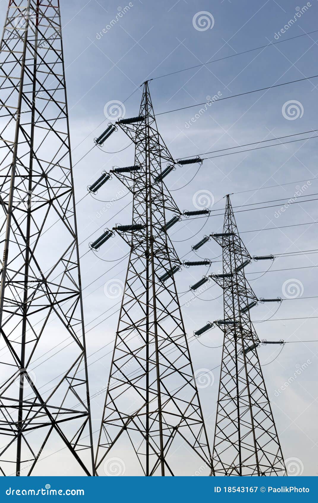 High Voltage Line stock image. Image of frame, plant - 18543167