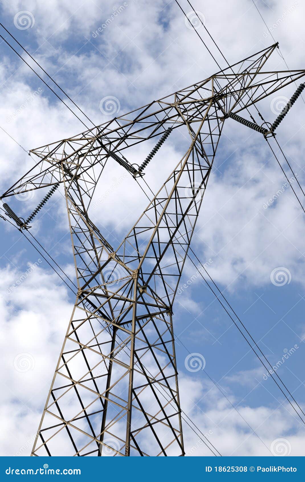 High Voltage Line stock photo. Image of volt, power, frame - 18625308