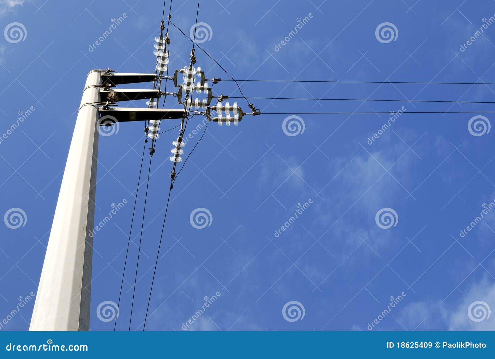 High Voltage Line stock image. Image of volt, voltage - 18625409