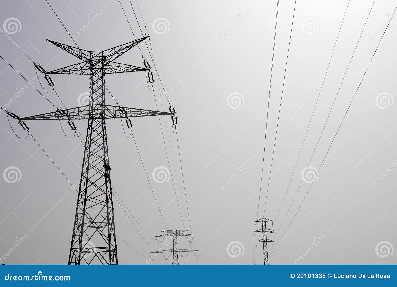 High voltage line stock photo. Image of electric, high - 20101338