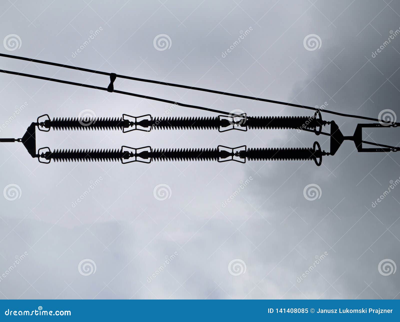 High Voltage Network Isolator Stock Image - Image of industry, cable ...