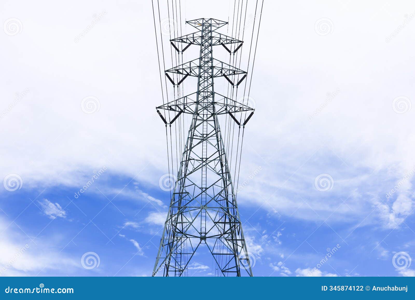 High Voltage Pole Electrical Transmitters, Clean Energy, are the Basic ...