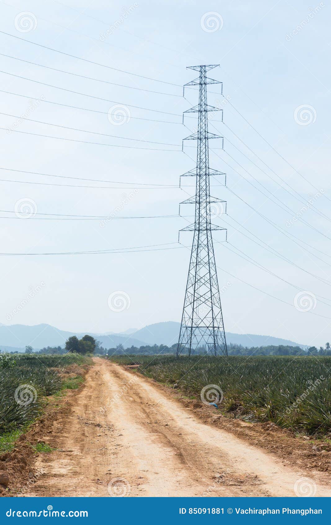 High voltage pole stock image. Image of electrical, industry - 85091881