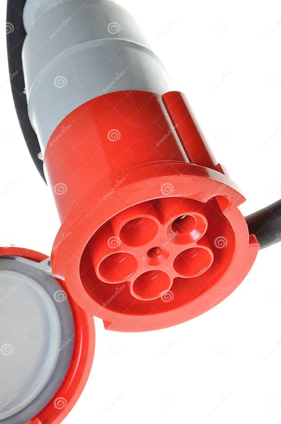 High Voltage Power Connector Stock Image - Image of connector ...