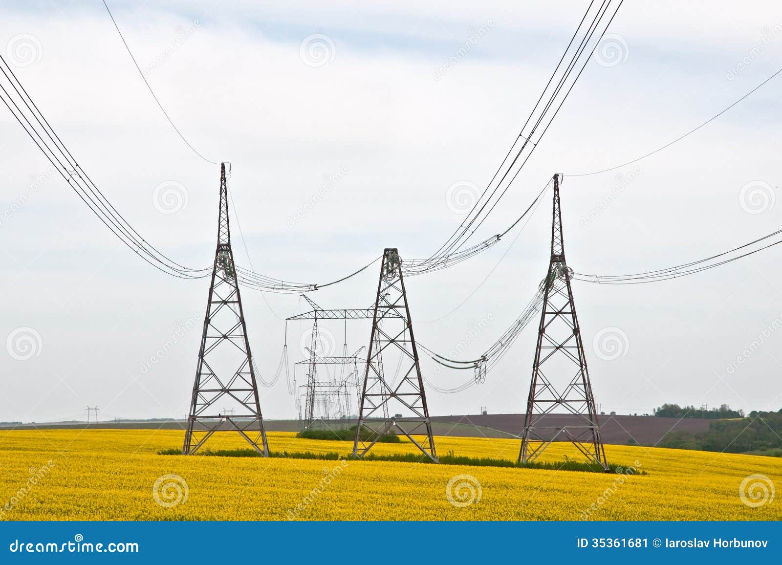 High Voltage Power Lines Wallpaper
